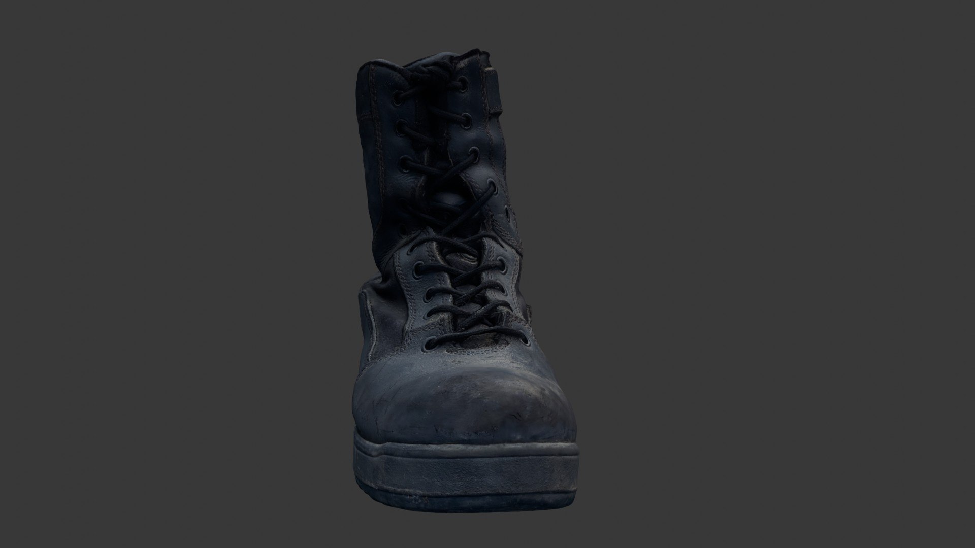 Black Tactical Combat Boot 3D Scan 3D - TurboSquid 2400558