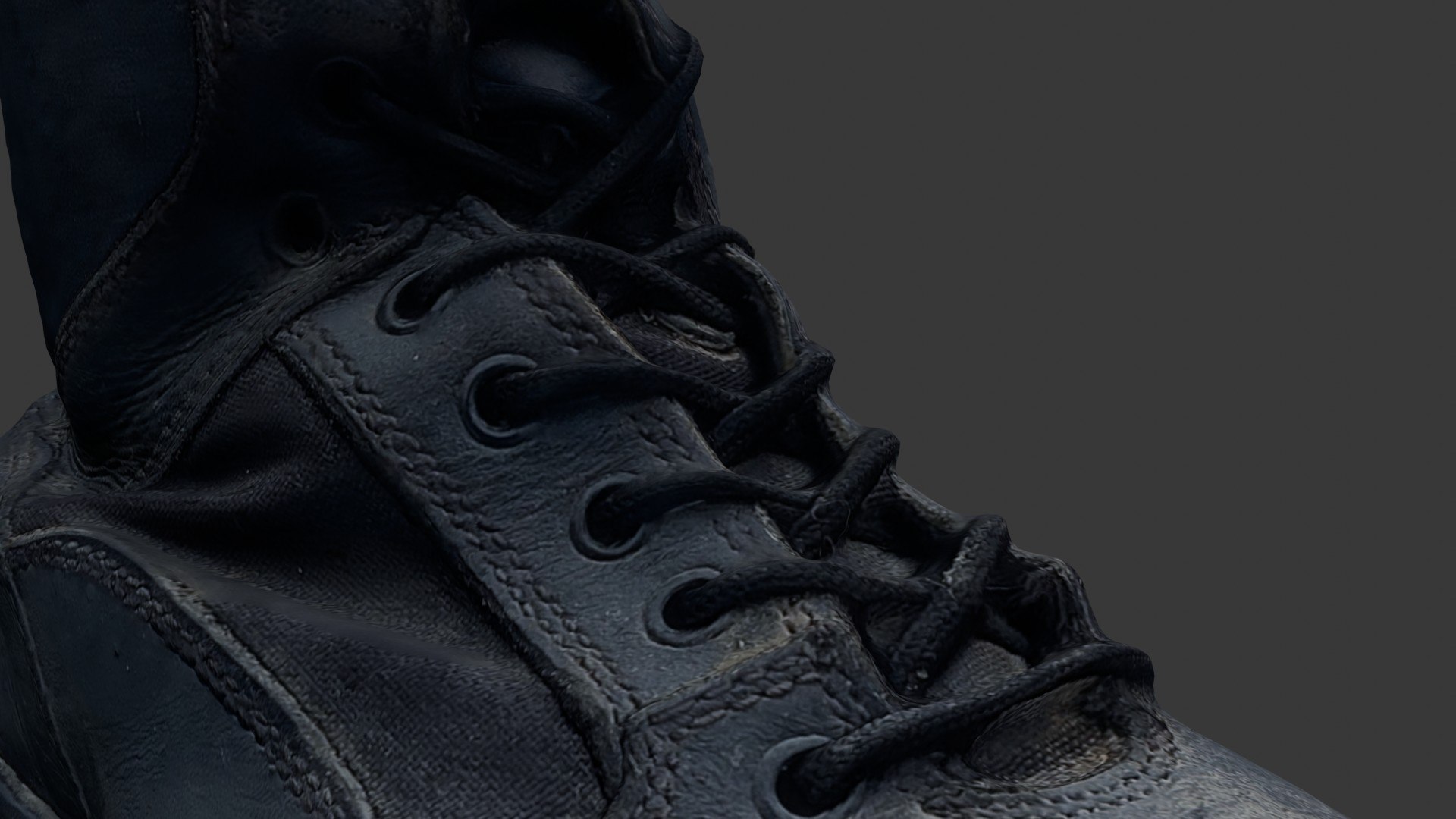 Black Tactical Combat Boot 3D Scan 3D - TurboSquid 2400558
