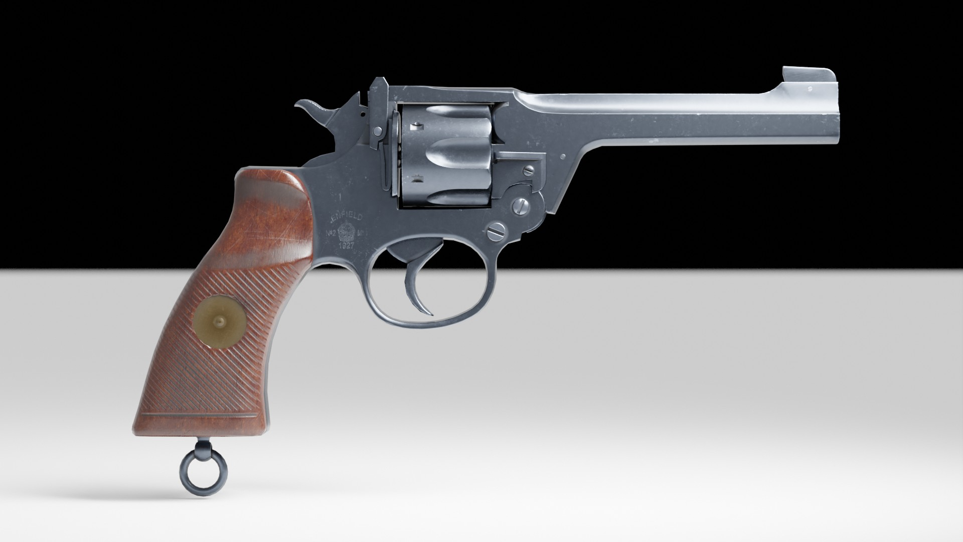 Enfield No 2 Mk1 Revolver - Midpoly PBR 3D - TurboSquid 2010199