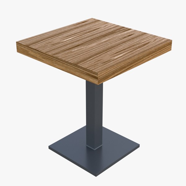 Table cafe 3D model - TurboSquid 1669538