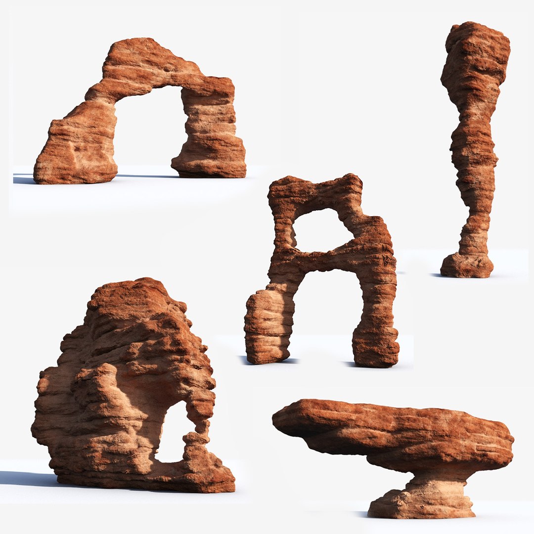 Collection Desert Rock C24003 3D - TurboSquid 2206623