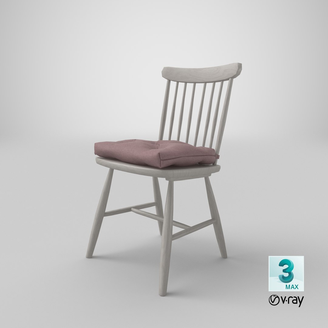 Realistic Dining Chair Model - TurboSquid 1518103
