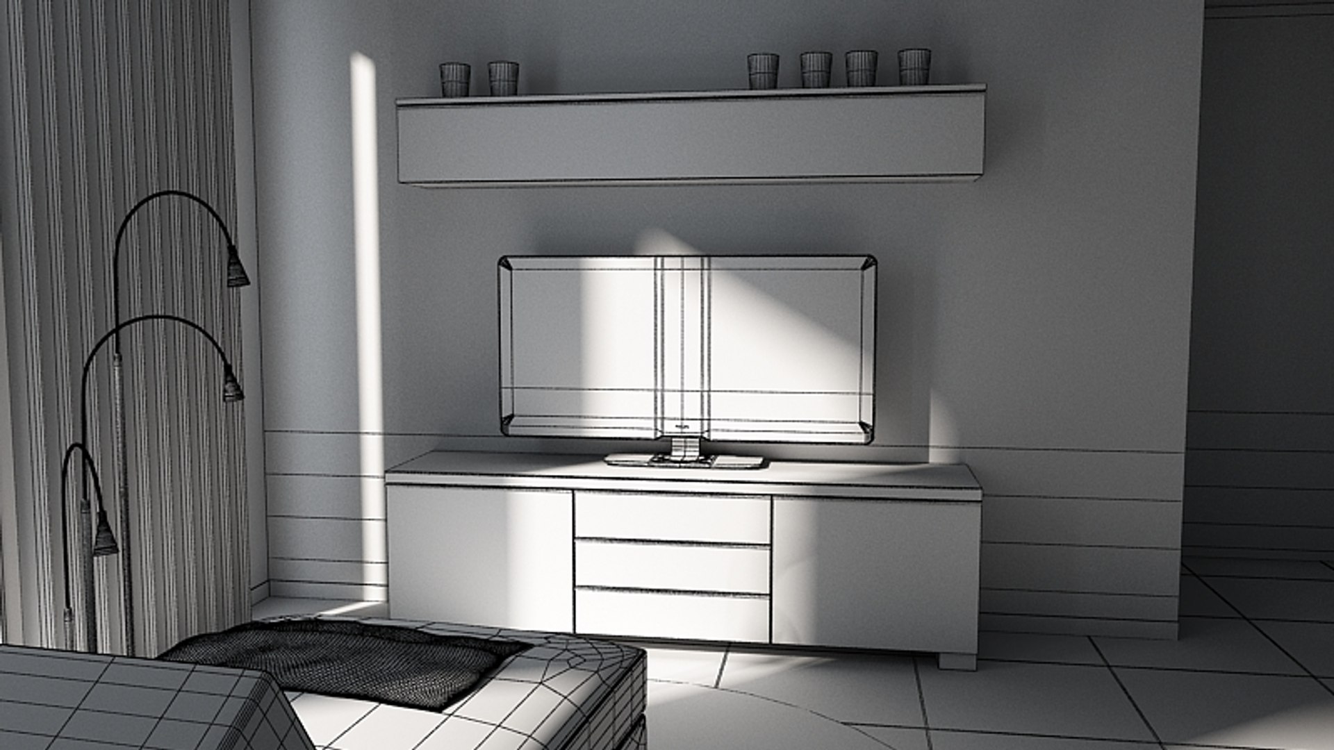 Scene Living Room Obj