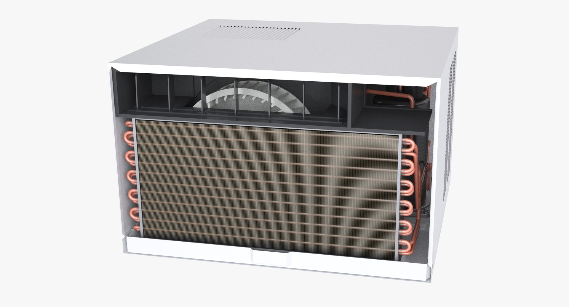 3D Photoreal Window Air Conditioner - TurboSquid 1317696