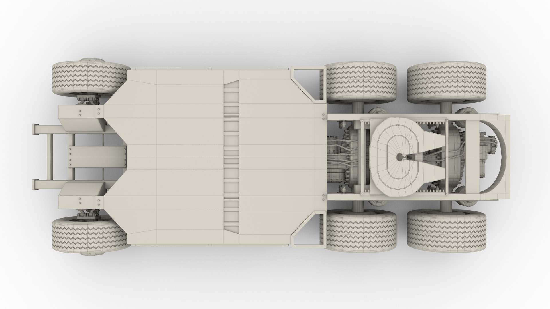 Tesla Semi Truck Chassis 3D Model - TurboSquid 1588845
