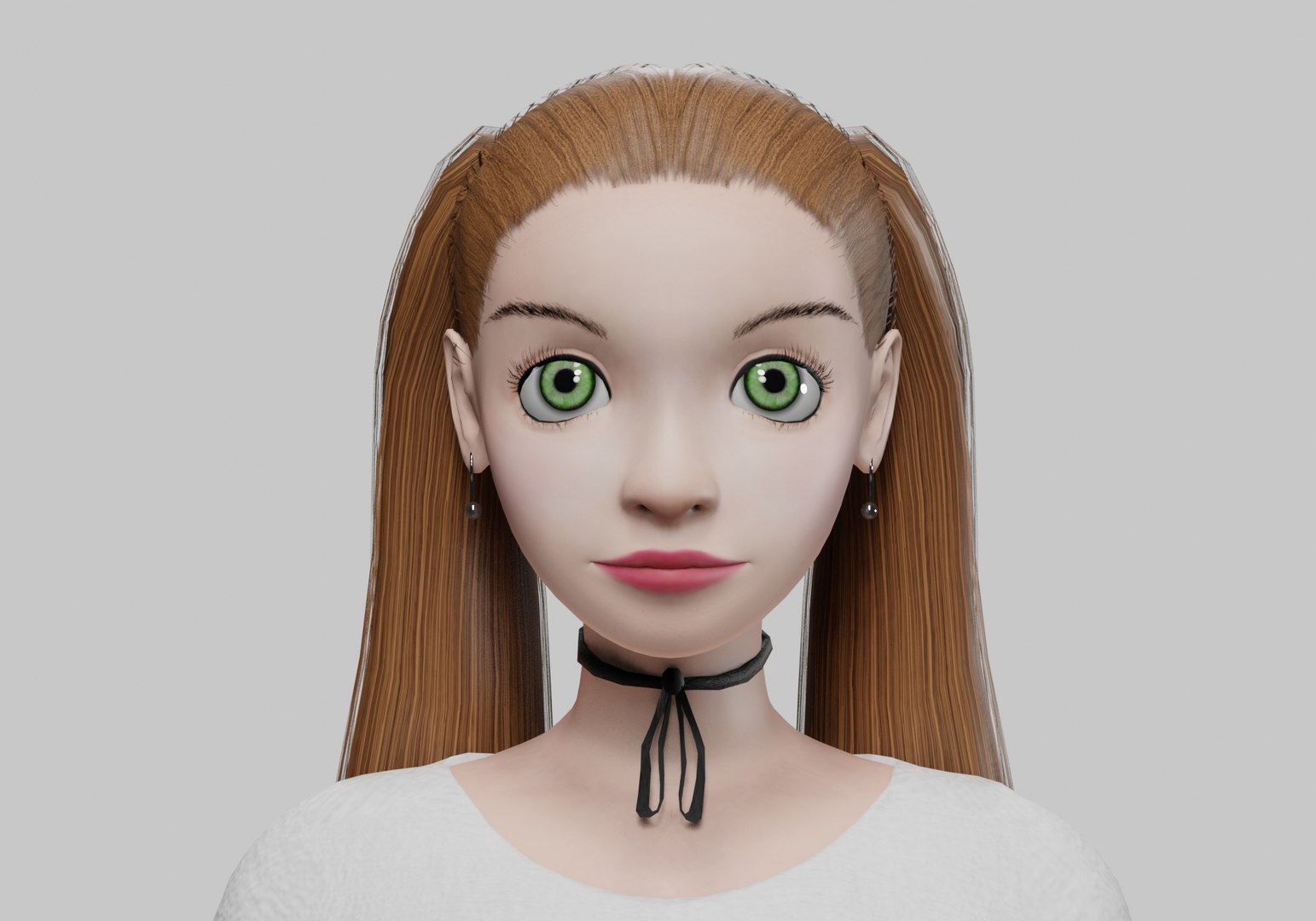 Beautiful Pretty Girl V21570 3D Model - TurboSquid 2263491