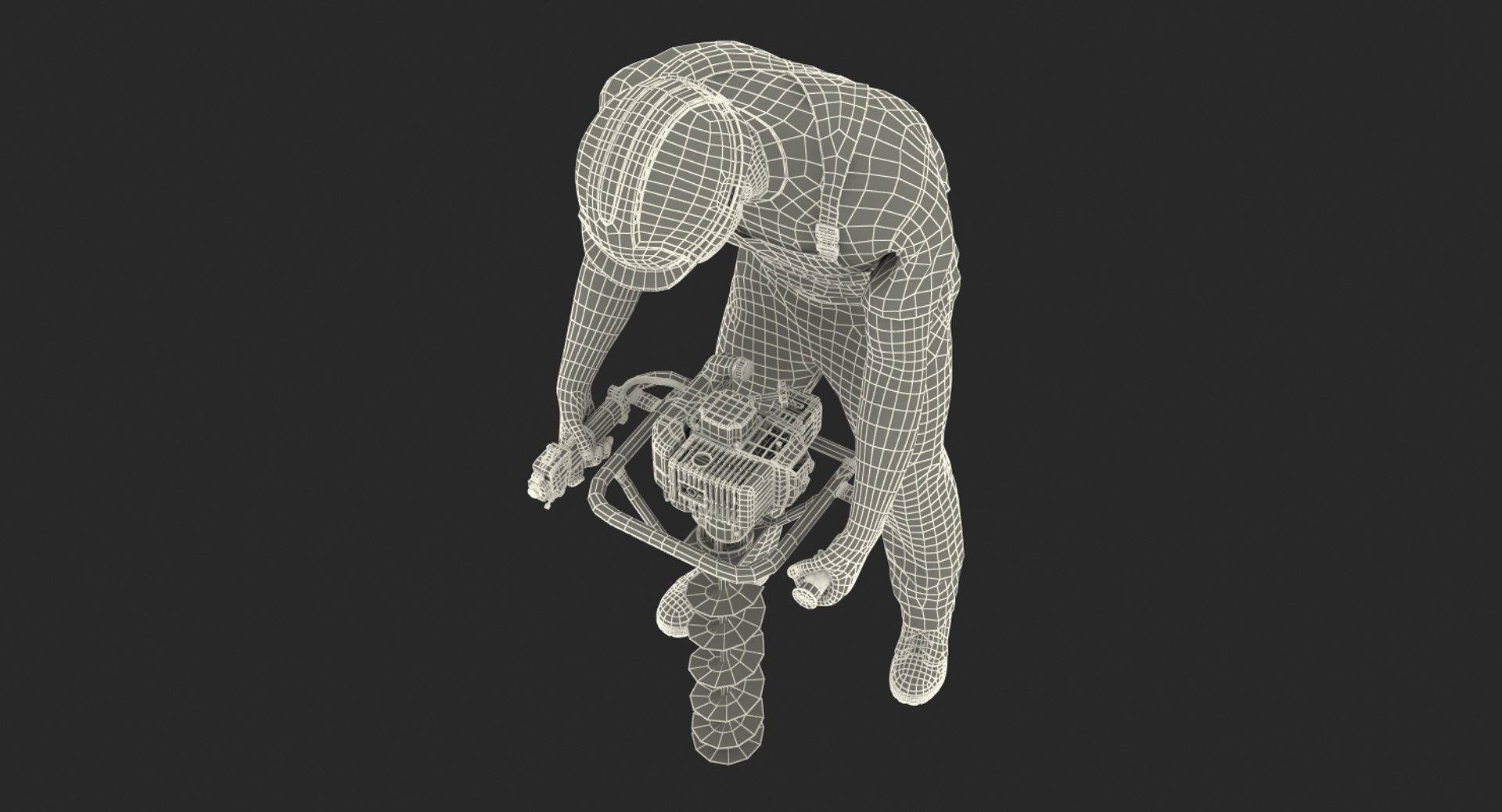 3D Builder Worker Hole Driller Model - TurboSquid 1311256