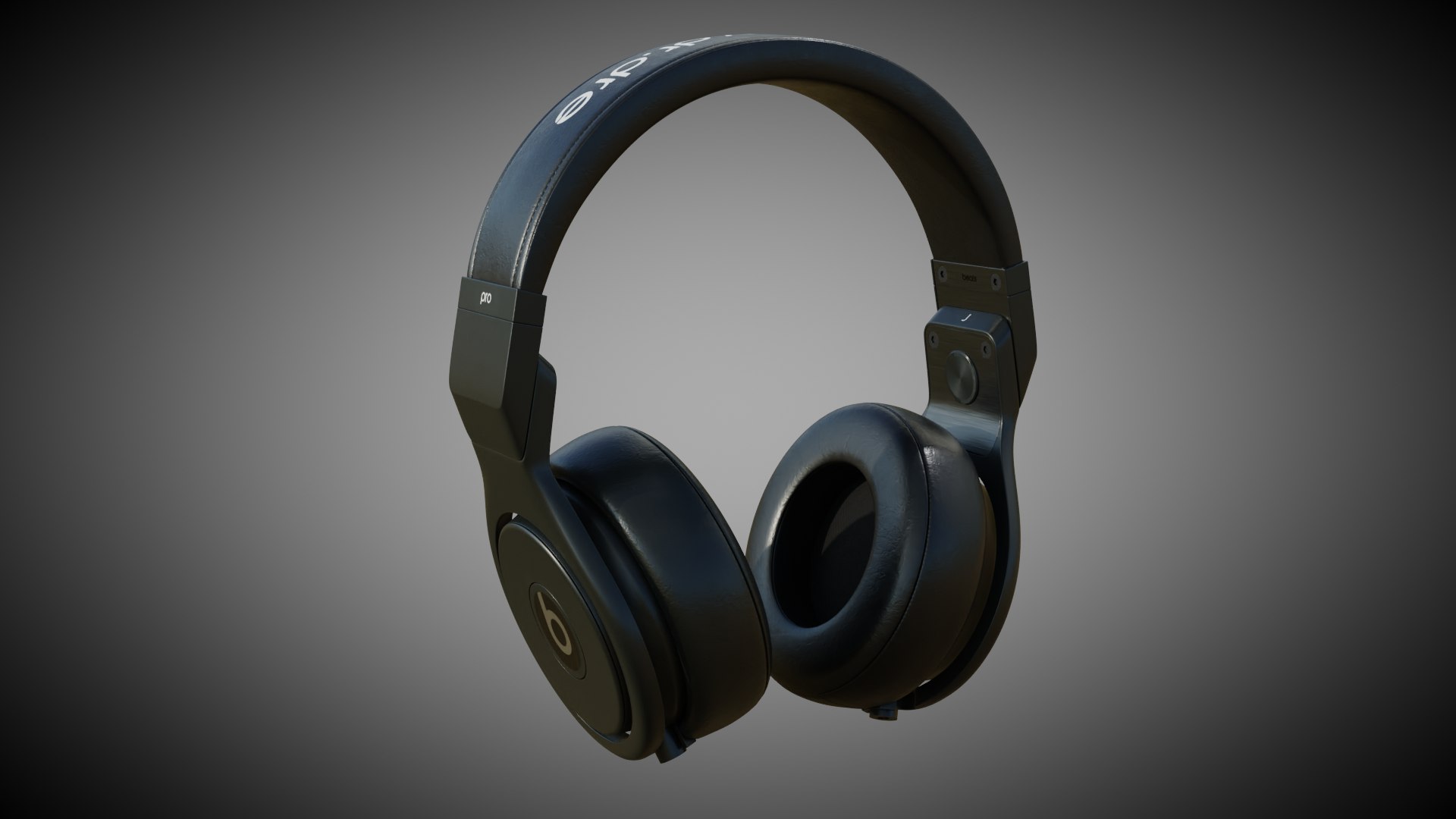 3D model Beats Pro Headphones by Dre - TurboSquid 1734214