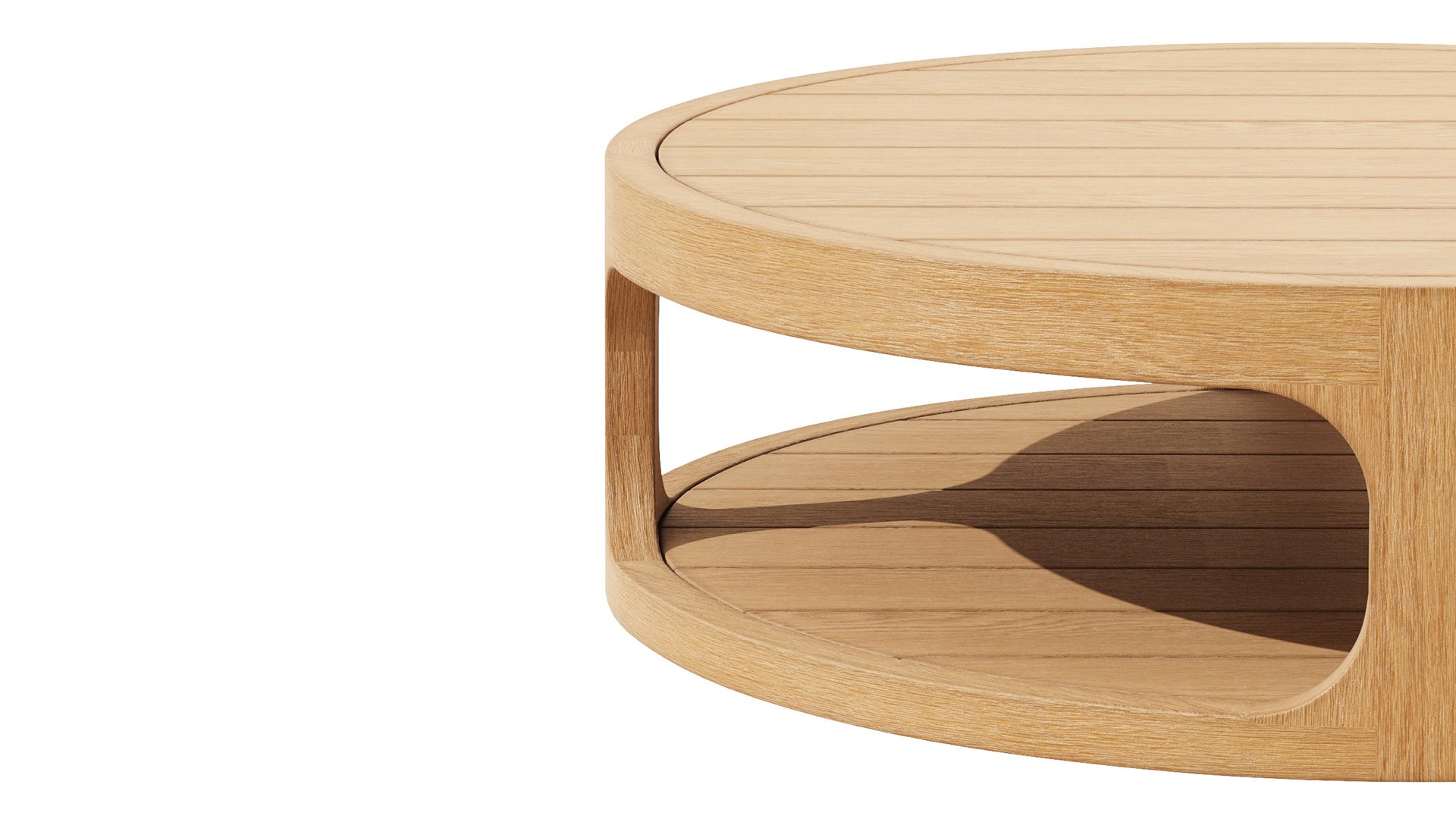 3D CASSALE ROUND COFFEE TABLE - 48 - TurboSquid 2004369