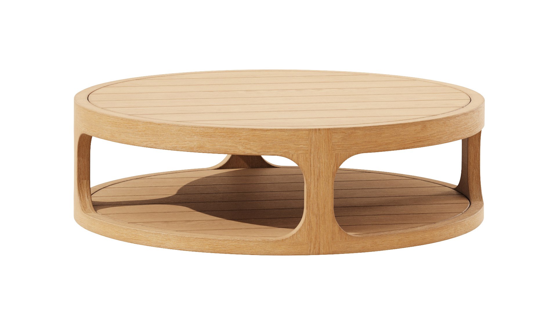 3D CASSALE ROUND COFFEE TABLE - 48 - TurboSquid 2004369