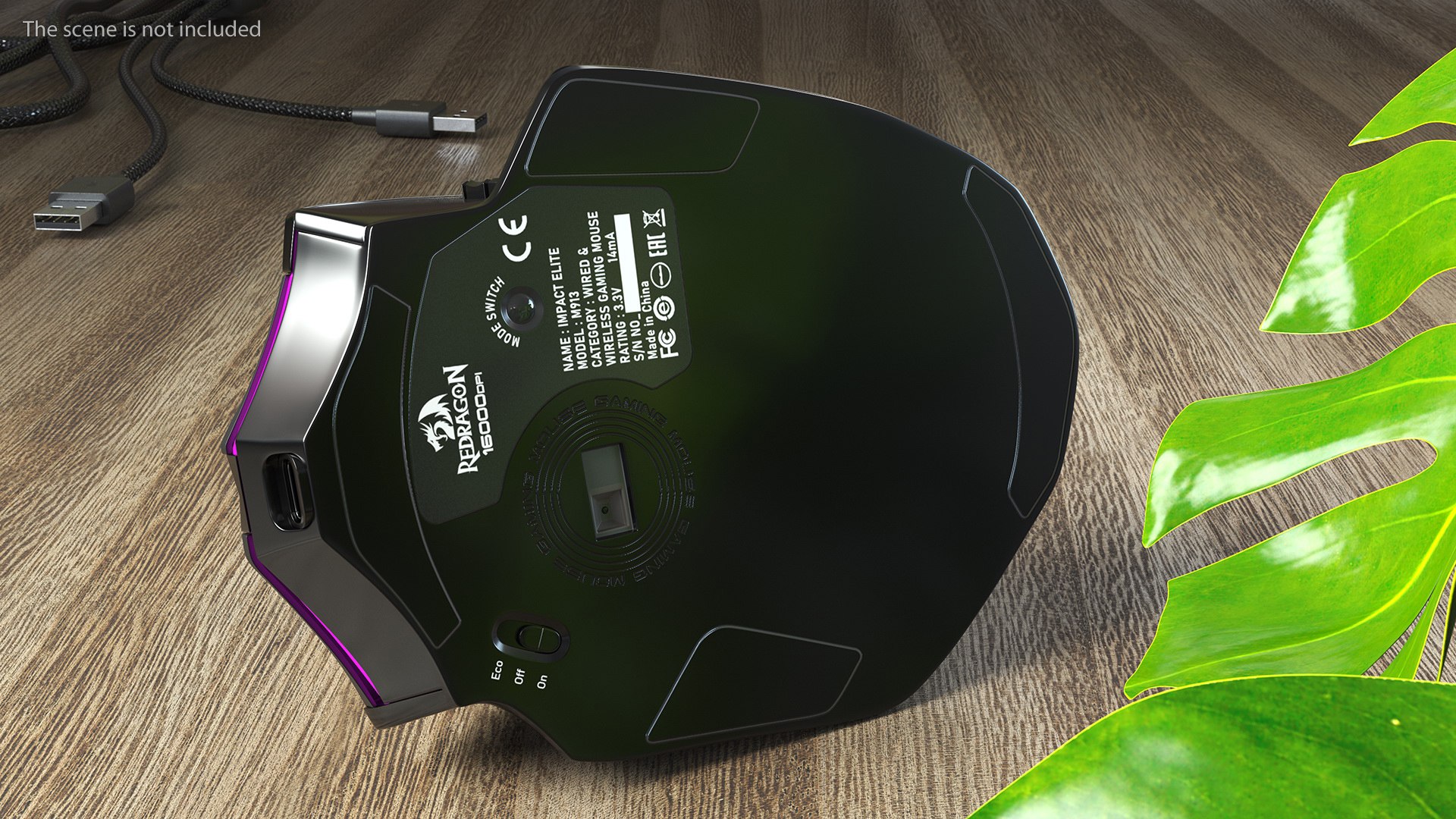 Reddragon IMPACT ELITE Wireless RGB Gaming Mouse 3D Model - TurboSquid ...