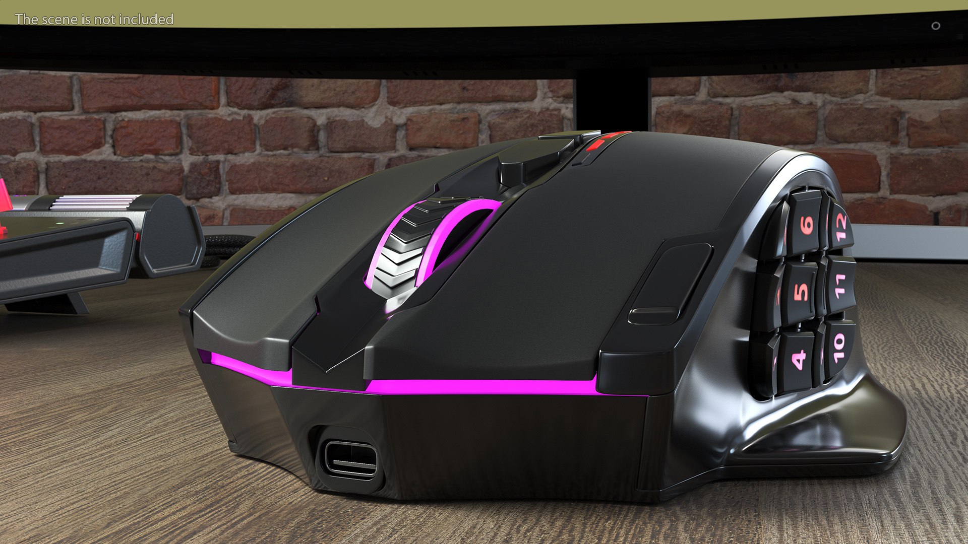 Reddragon IMPACT ELITE Wireless RGB Gaming Mouse 3D Model - TurboSquid ...