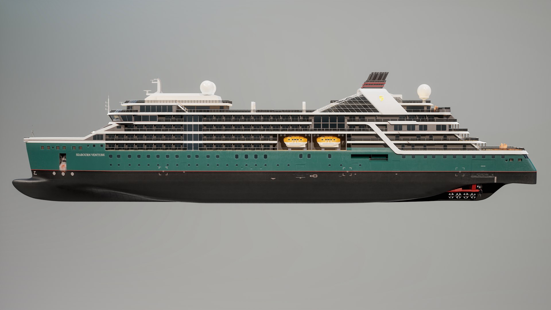 Cruise Icebreaker Seaborn Venture PBR 3D model - TurboSquid 2079048