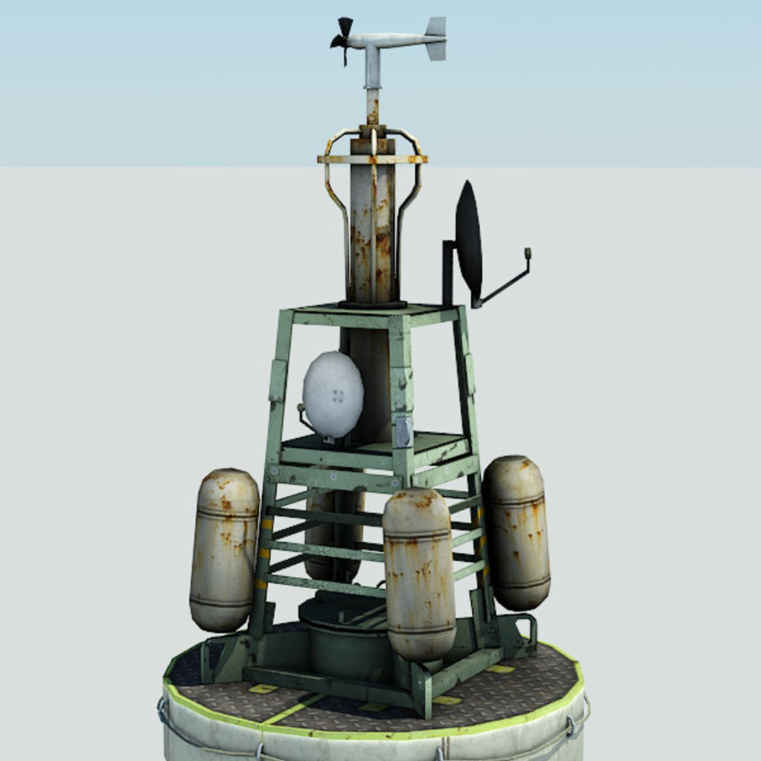 3d pack ocean buoys model