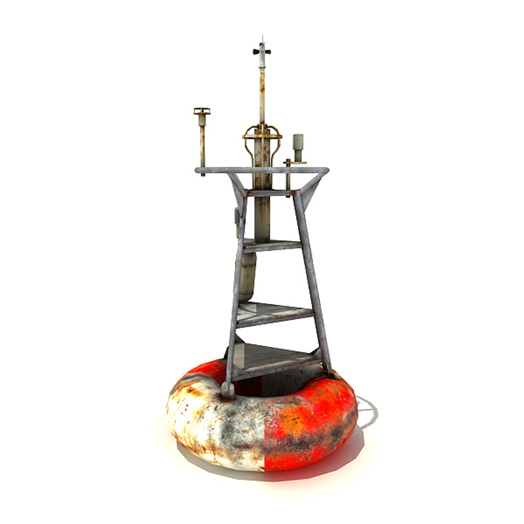 3d Pack Ocean Buoys Model