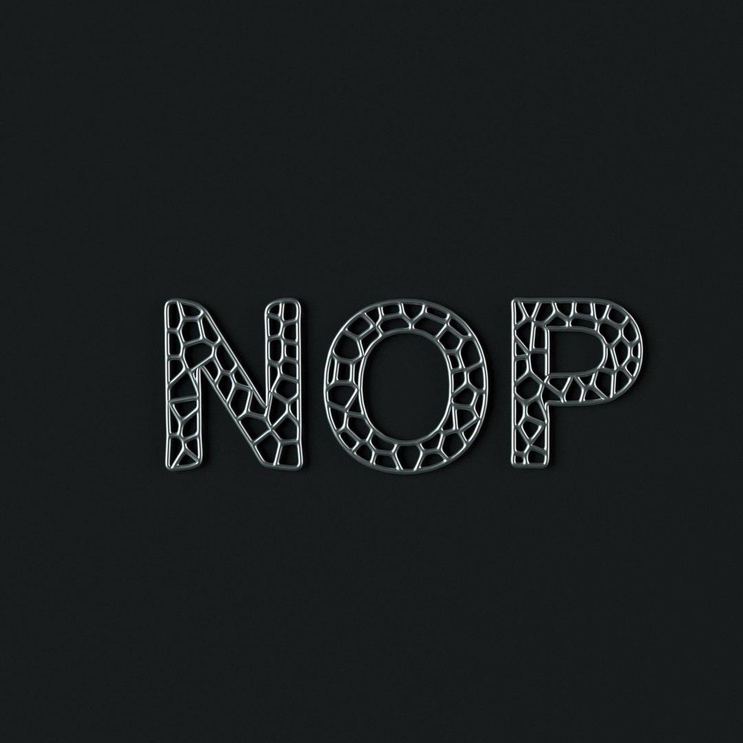 3D ALPHABET VORONOI - TurboSquid 2246100