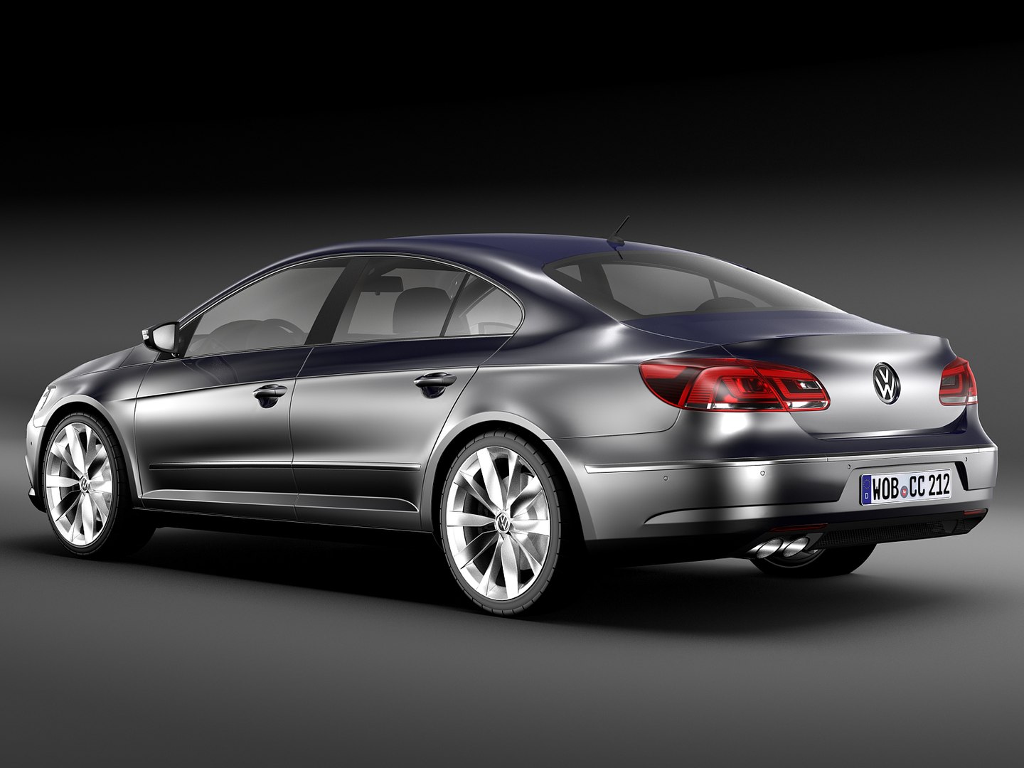 3ds max volkswagen cc 2013