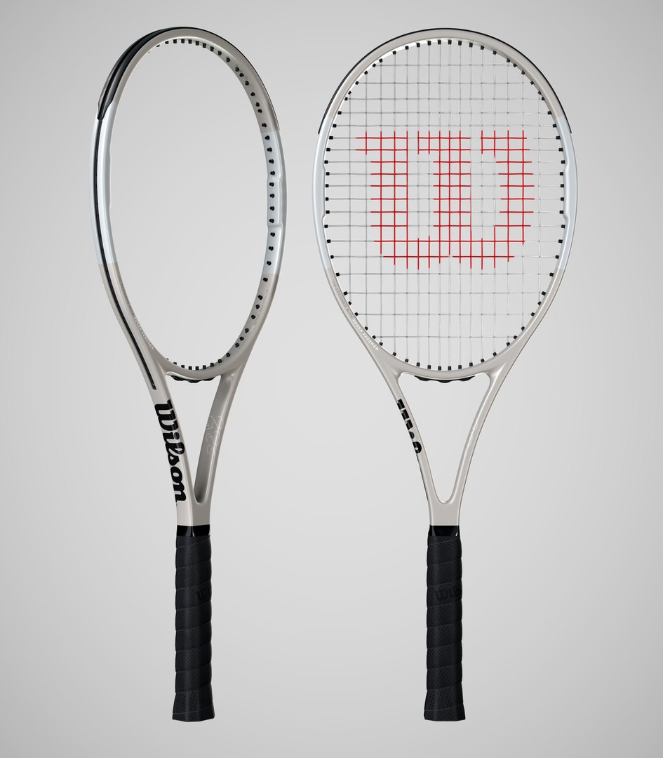 Wilson Pro Staff RF97 Autograph Silver 3D - TurboSquid 2176352