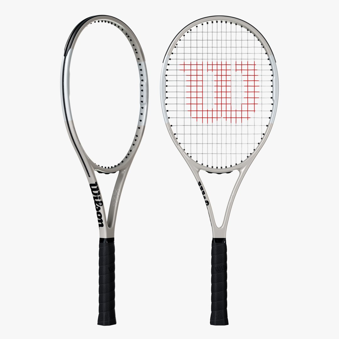 Wilson Pro Staff RF97 Autograph Silver 3D - TurboSquid 2176352