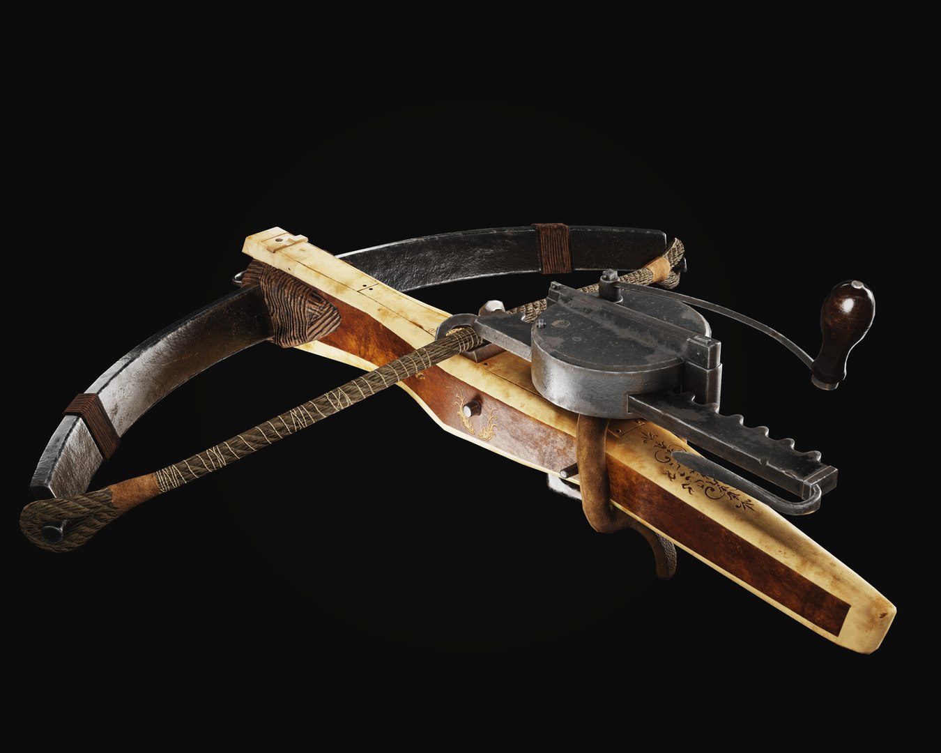 3D Medieval Crossbow Model - TurboSquid 2358498