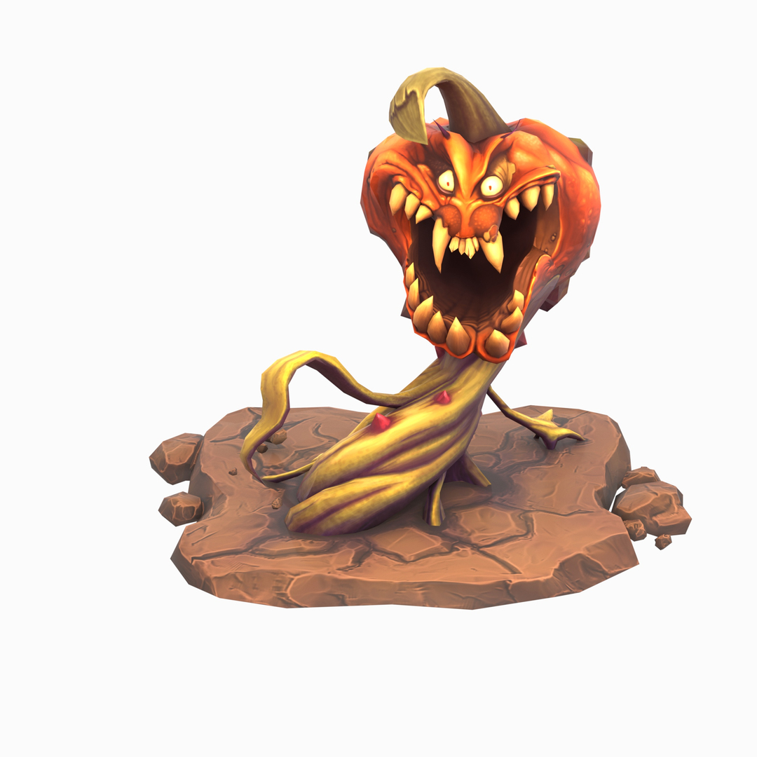 Evil Pumpkin 3D - TurboSquid 2418584