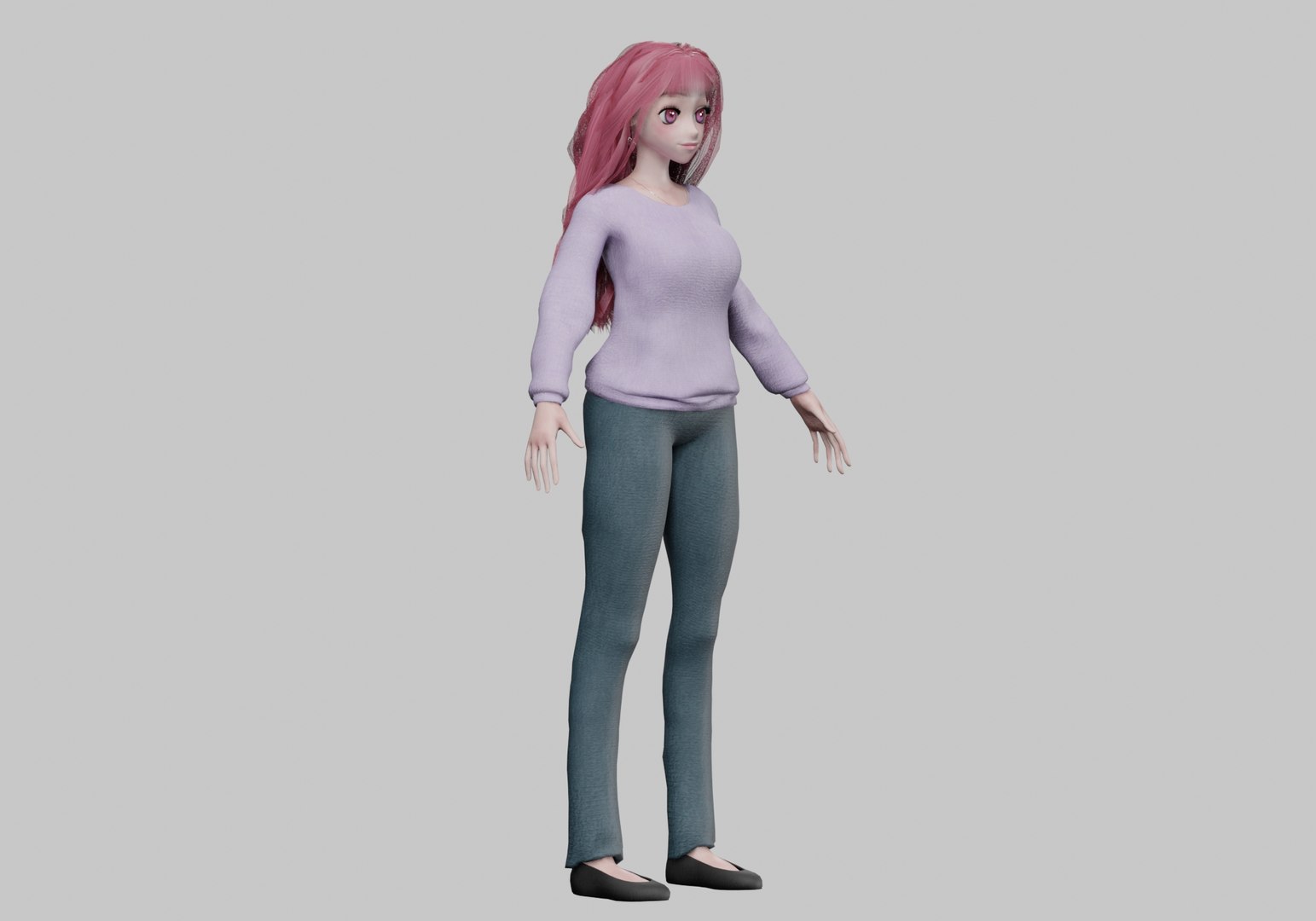 3D Basic Beautiful Girl V35652 - TurboSquid 2269177