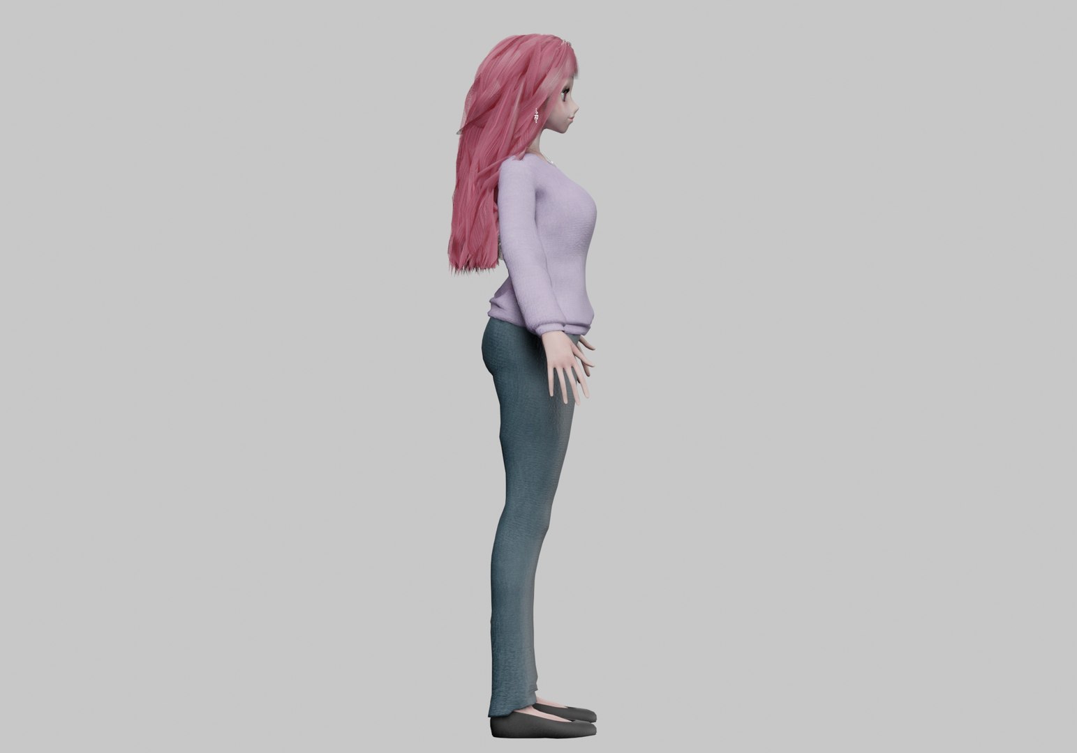 3D Basic Beautiful Girl V35652 - TurboSquid 2269177