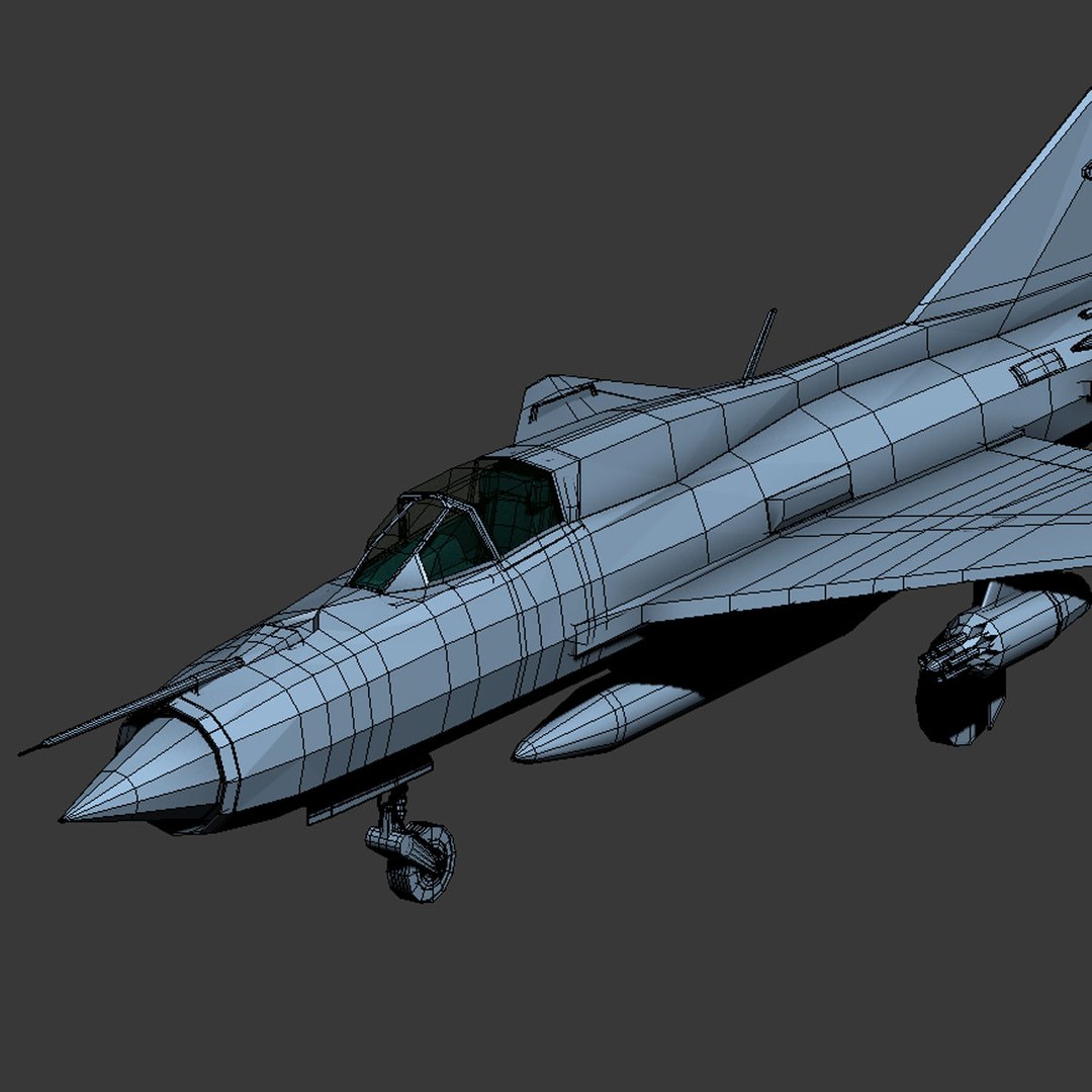 Mig-21 Pfm 3d Model