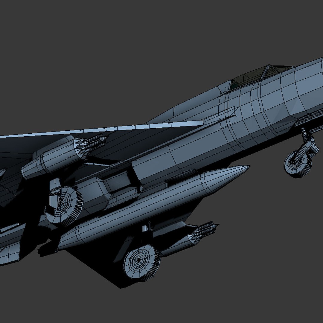 Mig-21 Pfm 3d Model