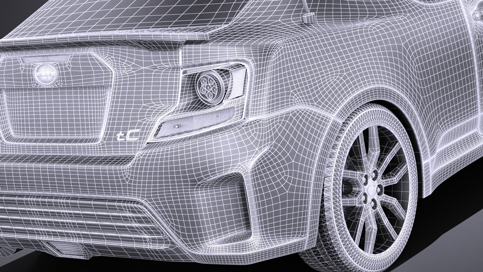 3D 2016 Scion Tc Model - TurboSquid 1229583