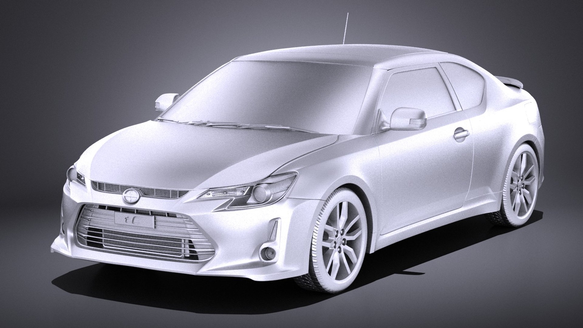3D 2016 Scion Tc Model - TurboSquid 1229583