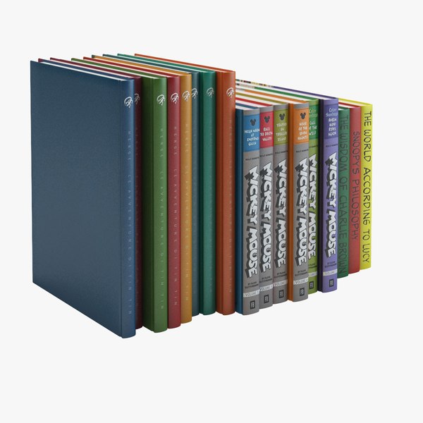 3d puffin classics books model