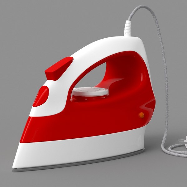 modelo 3d Plancha de ropa roja - TurboSquid 2147858