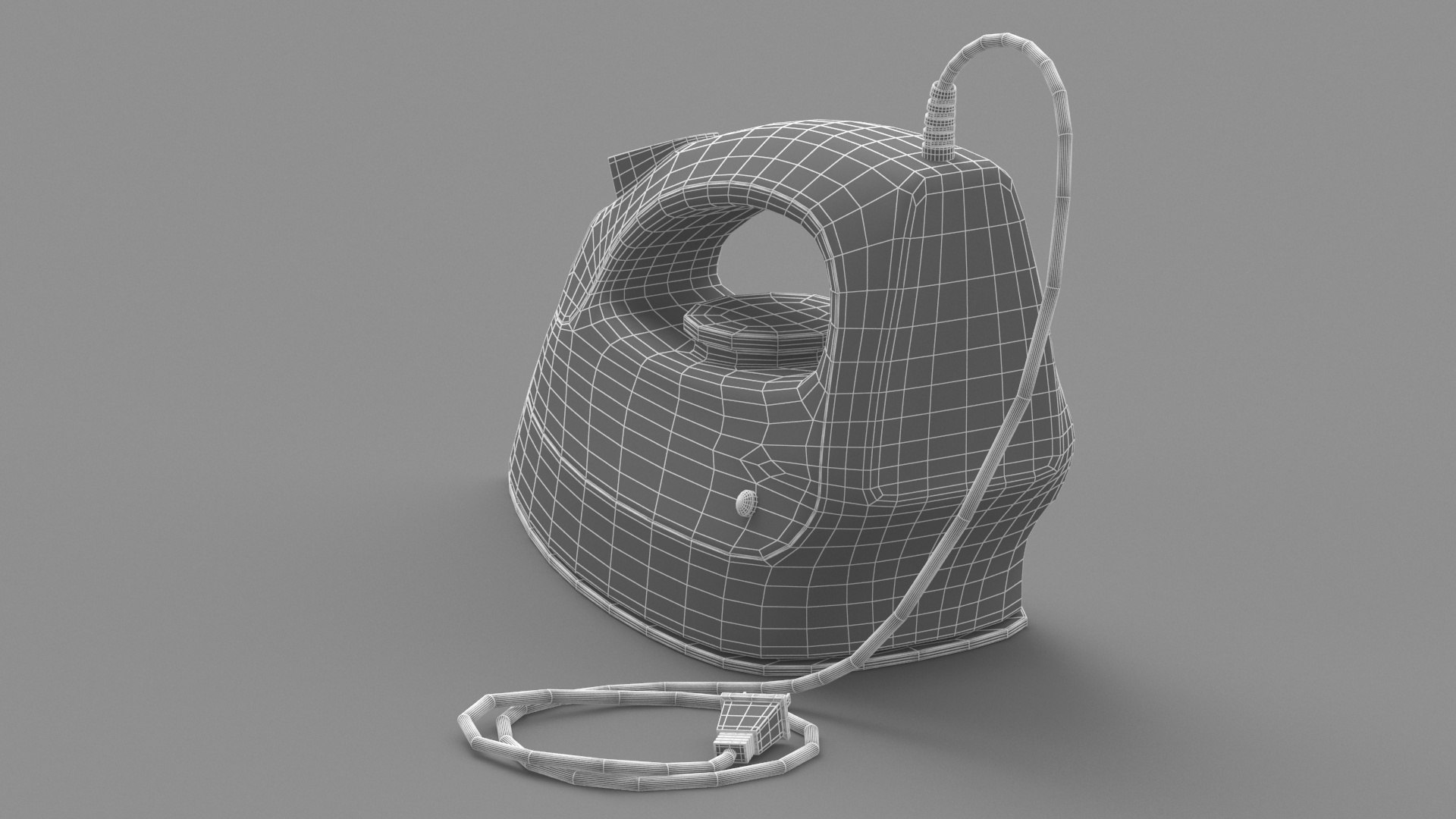 Clothes Iron red 3D model - TurboSquid 2147858