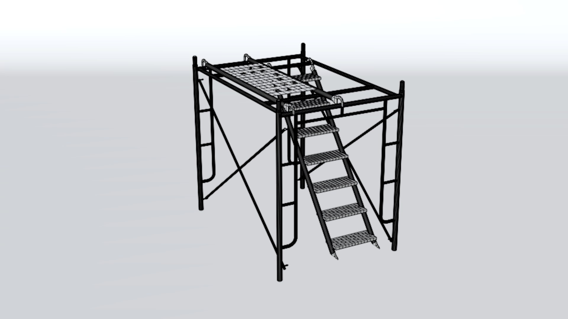 3D Scaffolding Model - TurboSquid 2251772