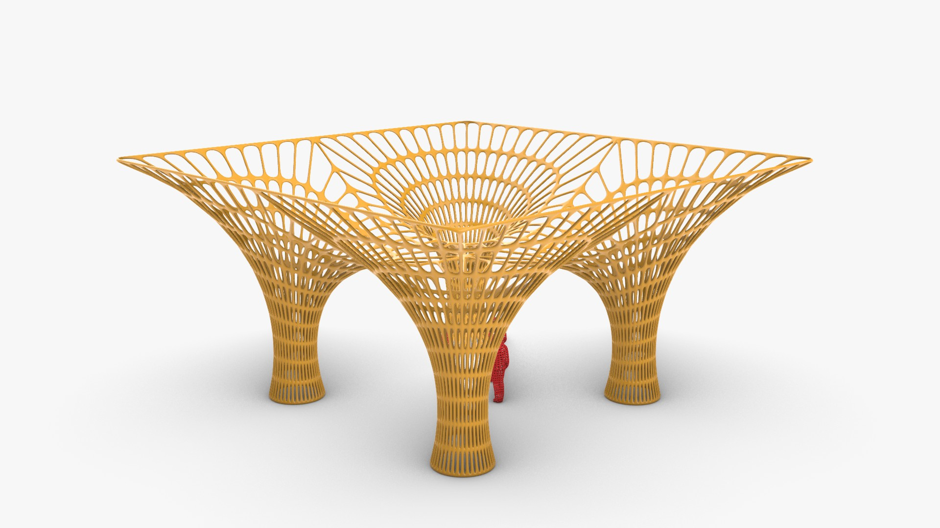 3D Organic Pavilion Parametric Structure 02 Model - TurboSquid 2422648