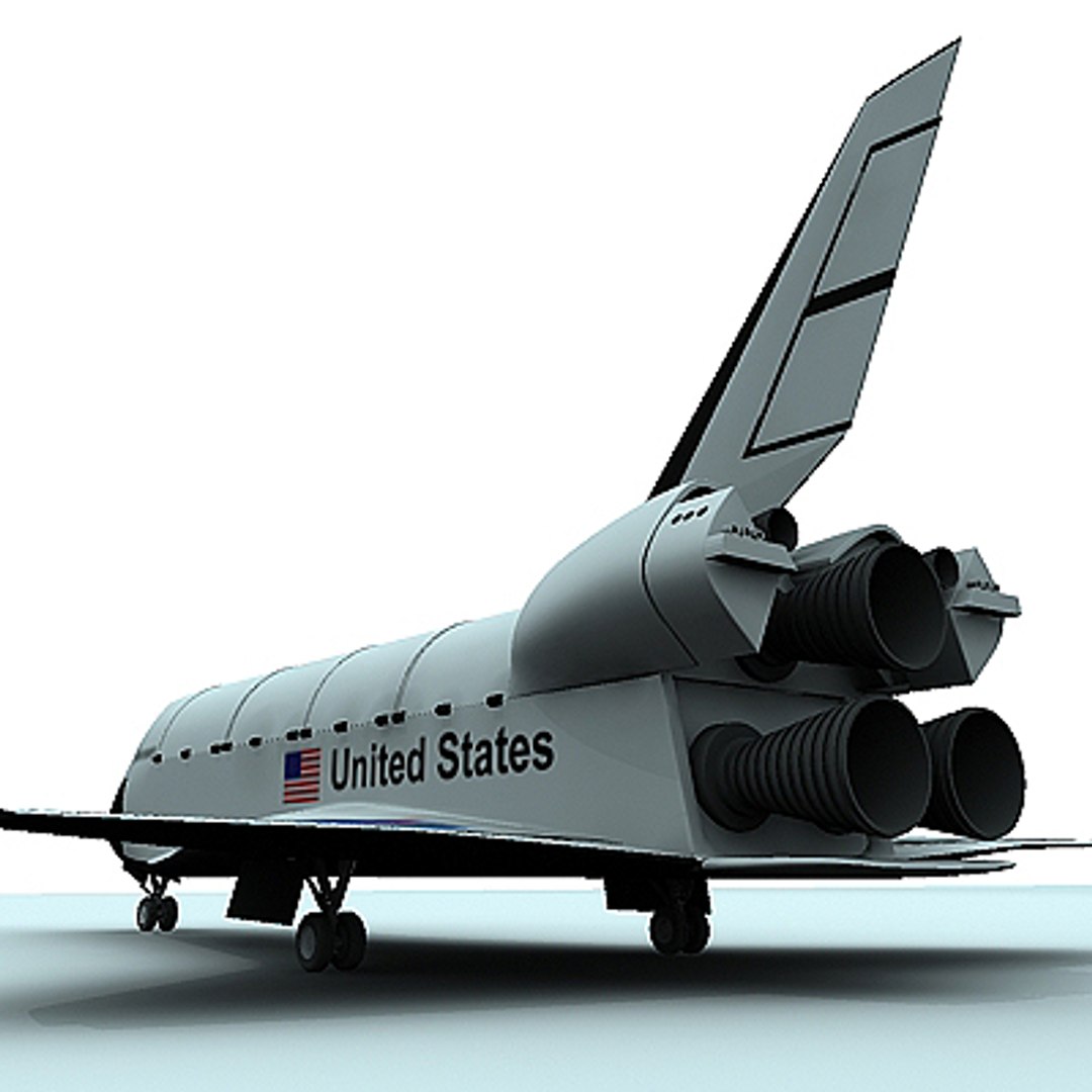 3d Discovery Space Shuttle