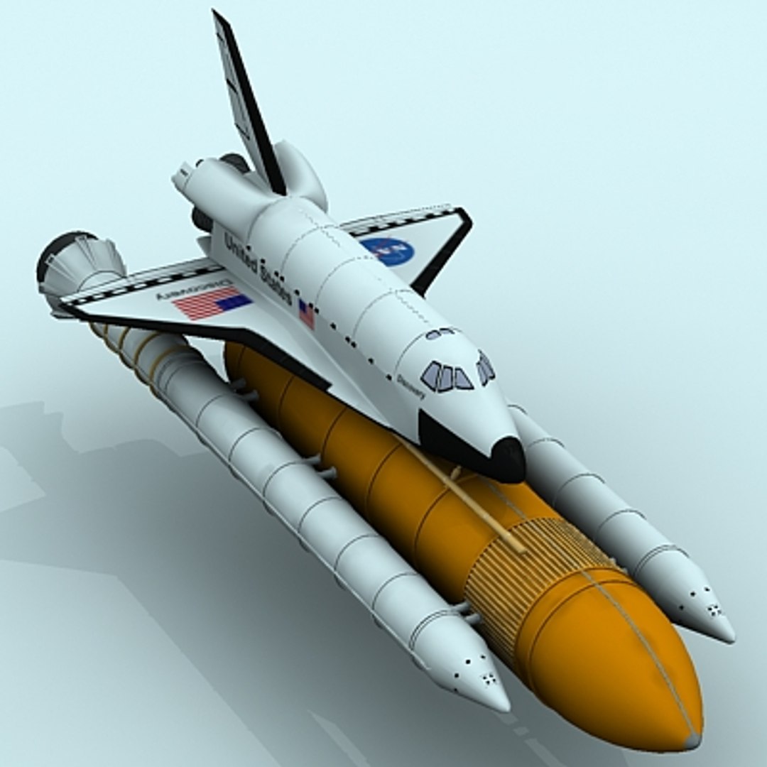 3d Discovery Space Shuttle