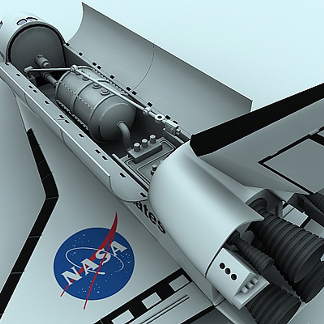 3d Discovery Space Shuttle