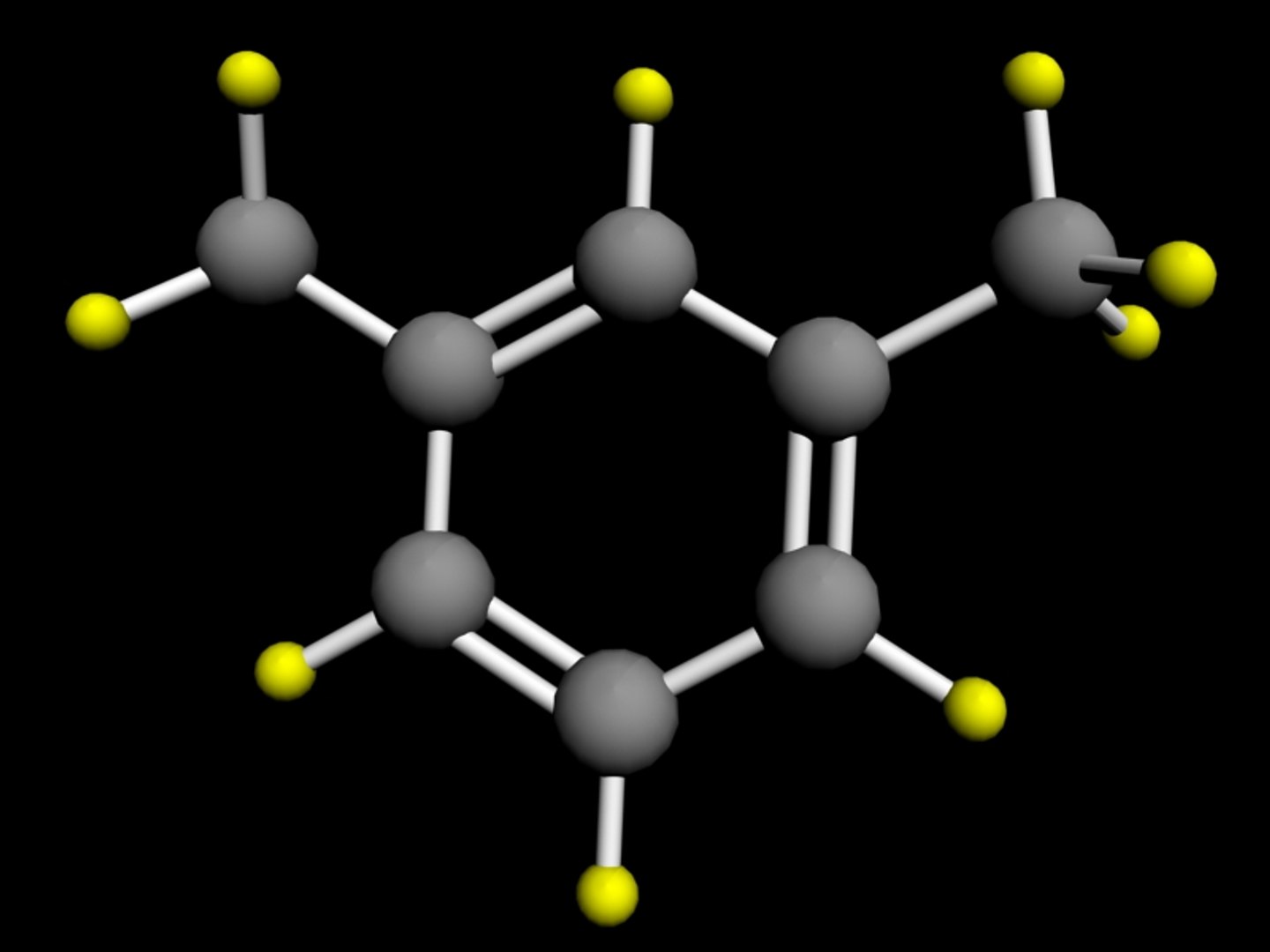 3d Model Of Xylene Atom