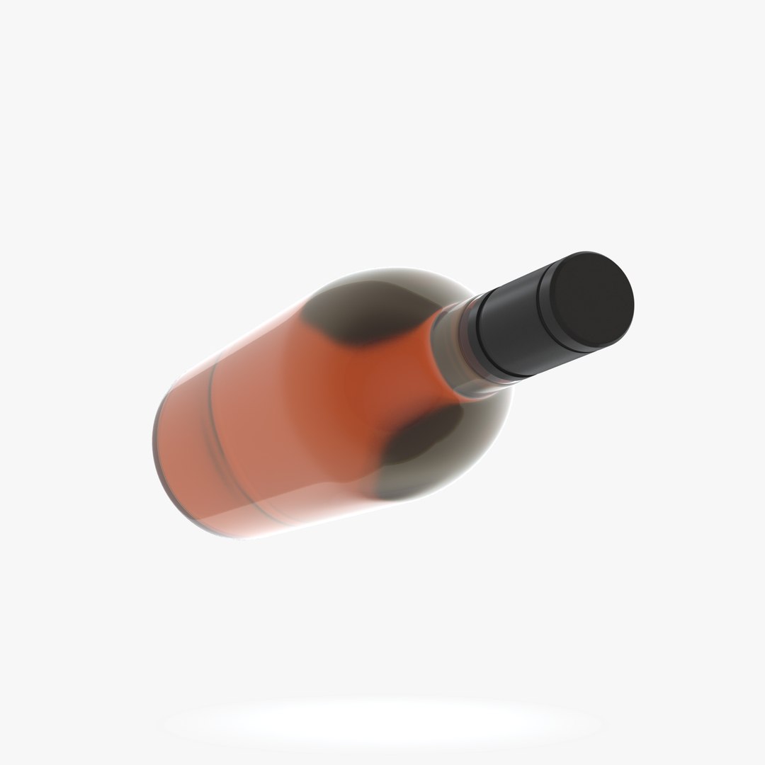 3D Alcohol Bottle Model - TurboSquid 1328387