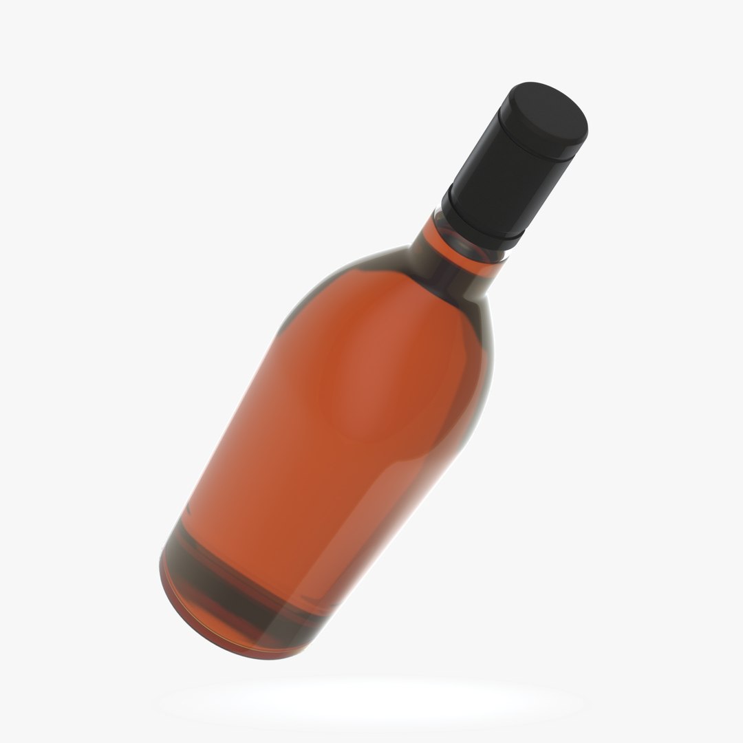3D Alcohol Bottle Model - TurboSquid 1328387