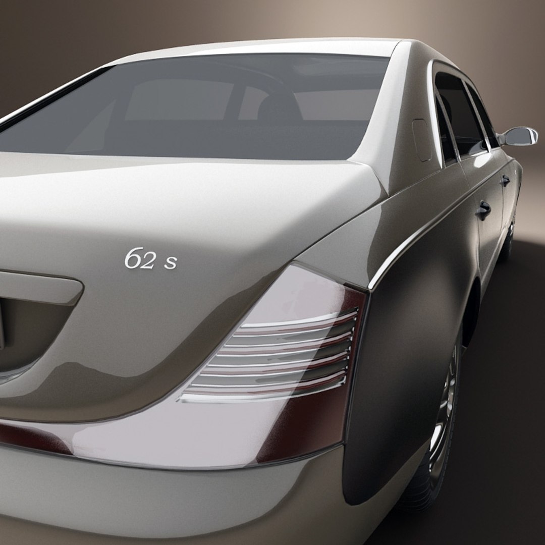 Maybach 62s 3d Model