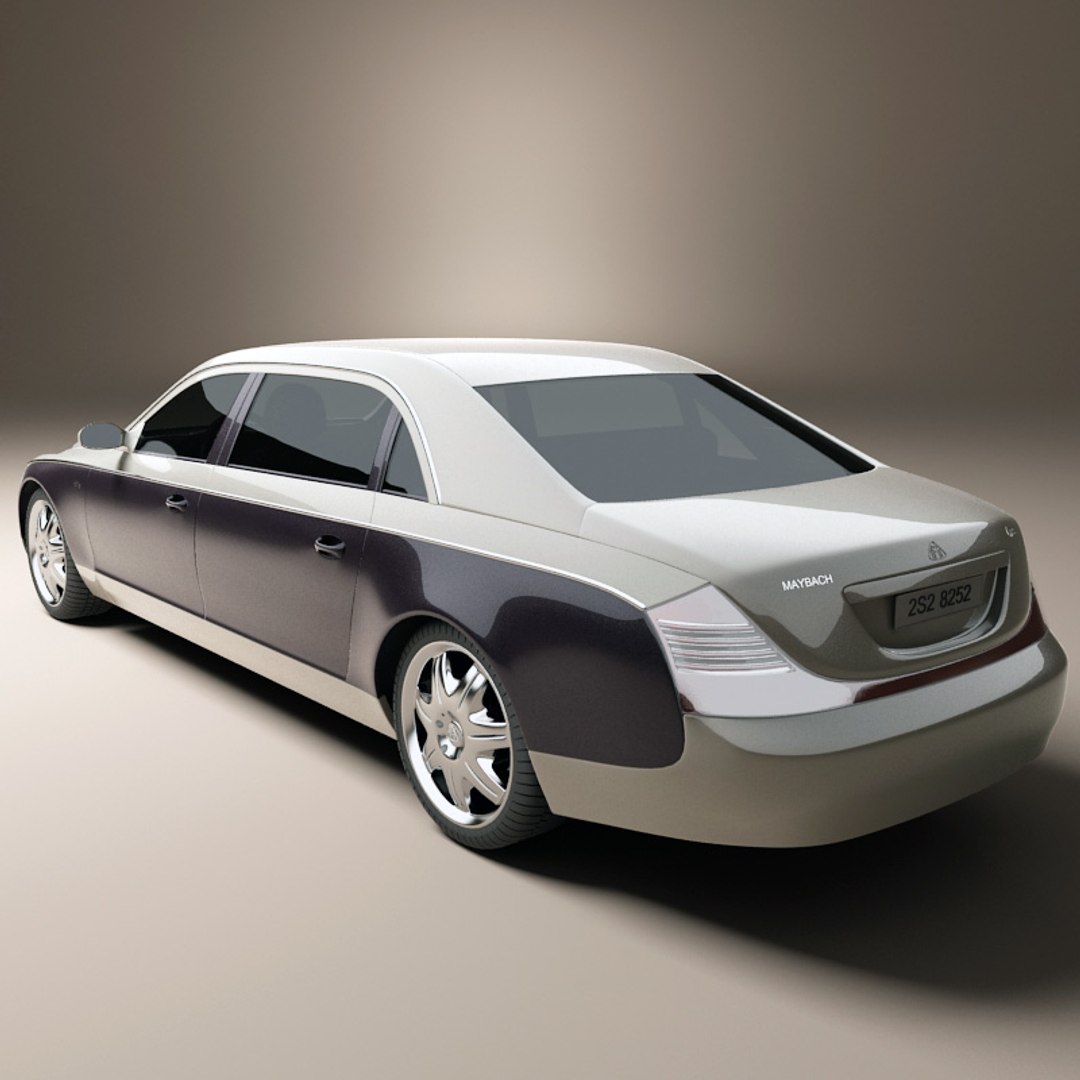 Maybach 62s 3d Model