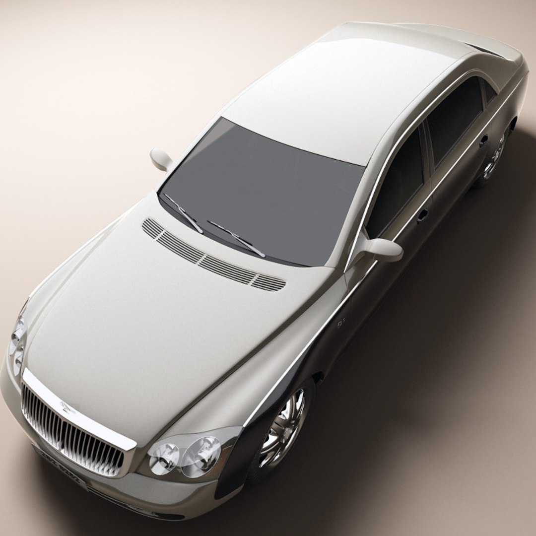 Maybach 62s 3d Model