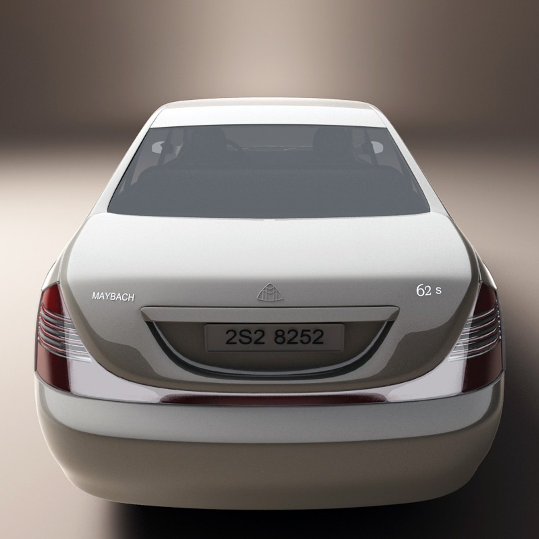 Maybach 62s 3d Model