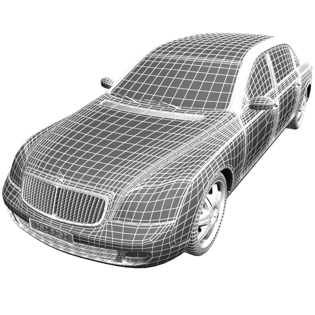 Maybach 62s 3d Model