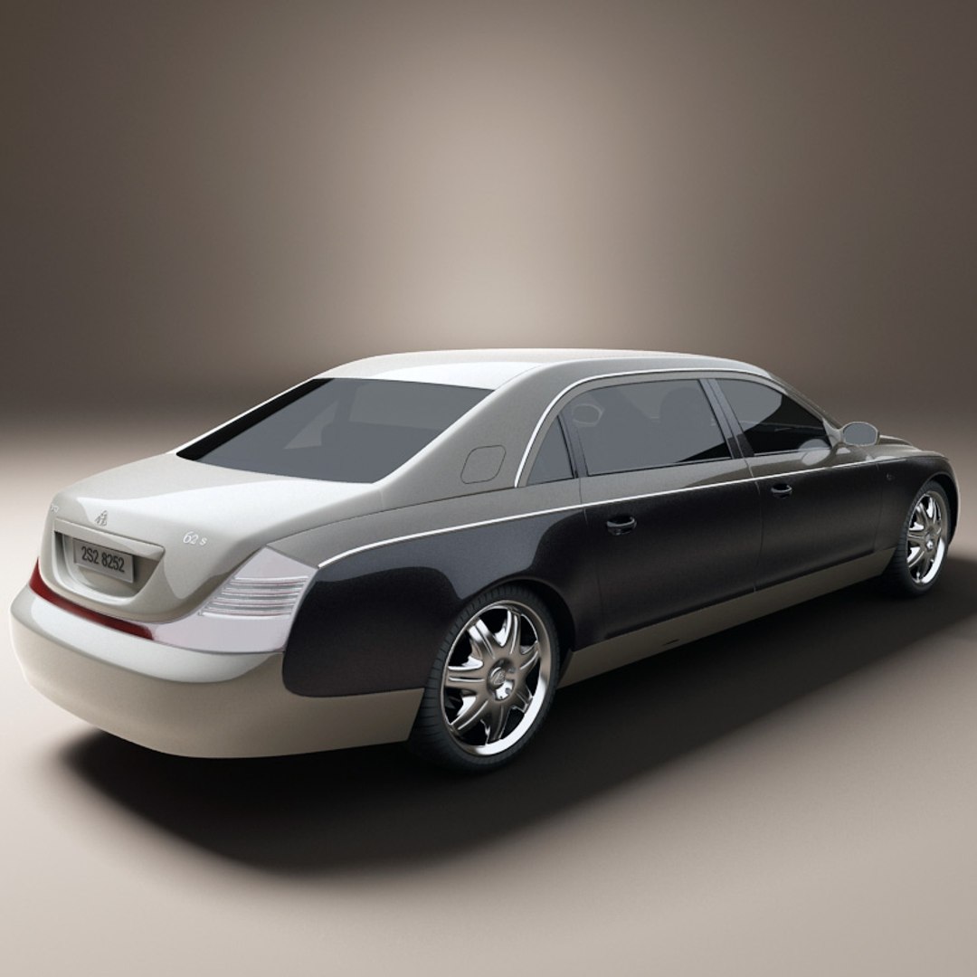 Maybach 62s 3d Model