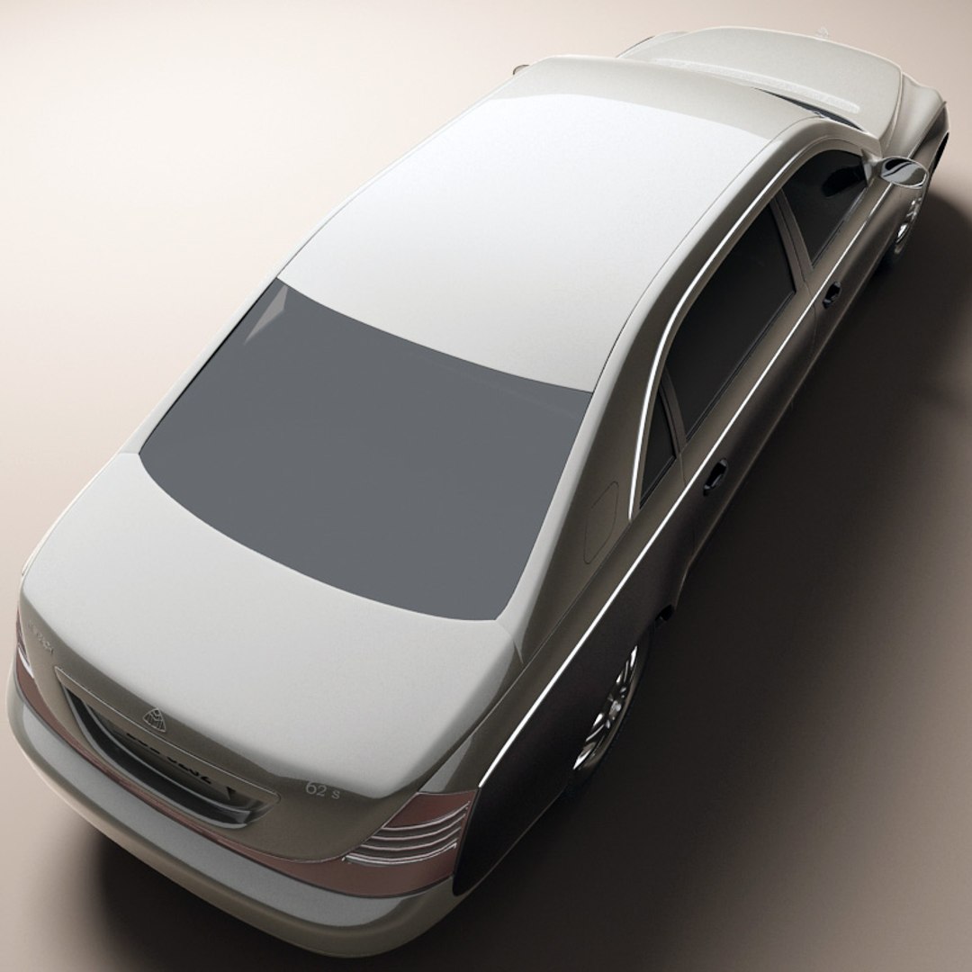 Maybach 62s 3d Model