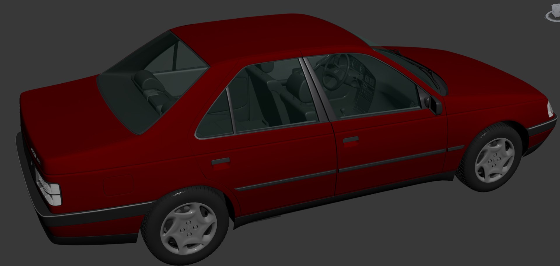 3D Peugeot 405 SRi Sedan - TurboSquid 2091739
